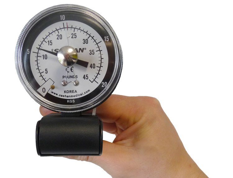 Saehan Mechanical Pinch Gauge 45 lbs / 20 kg - Precision Hand & Finger ...