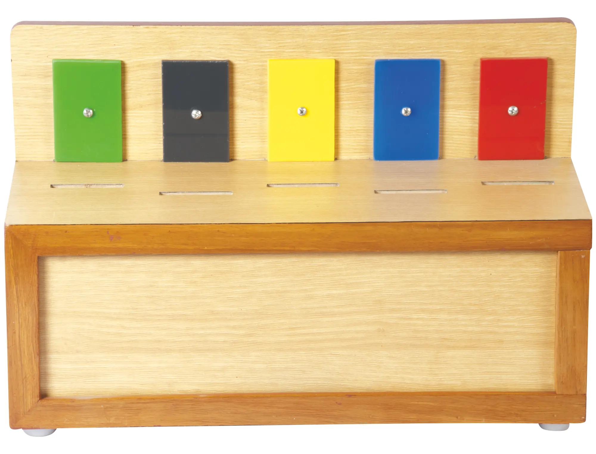 Colour Matching Plate Box Set - Laminated Wooden Box for Therapy