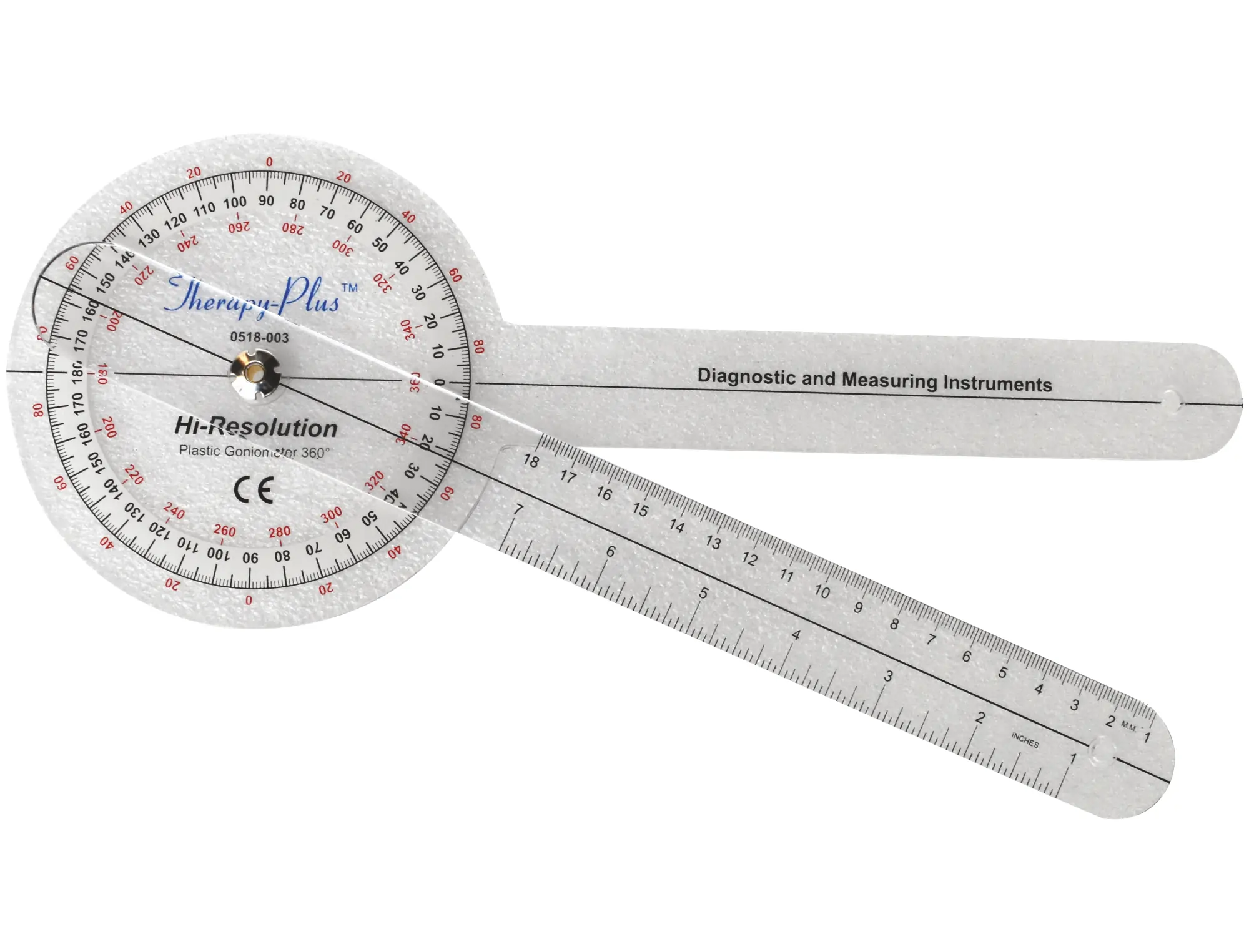 Therapy-Plus® Plastic Goniometer - Sunrise Industries
